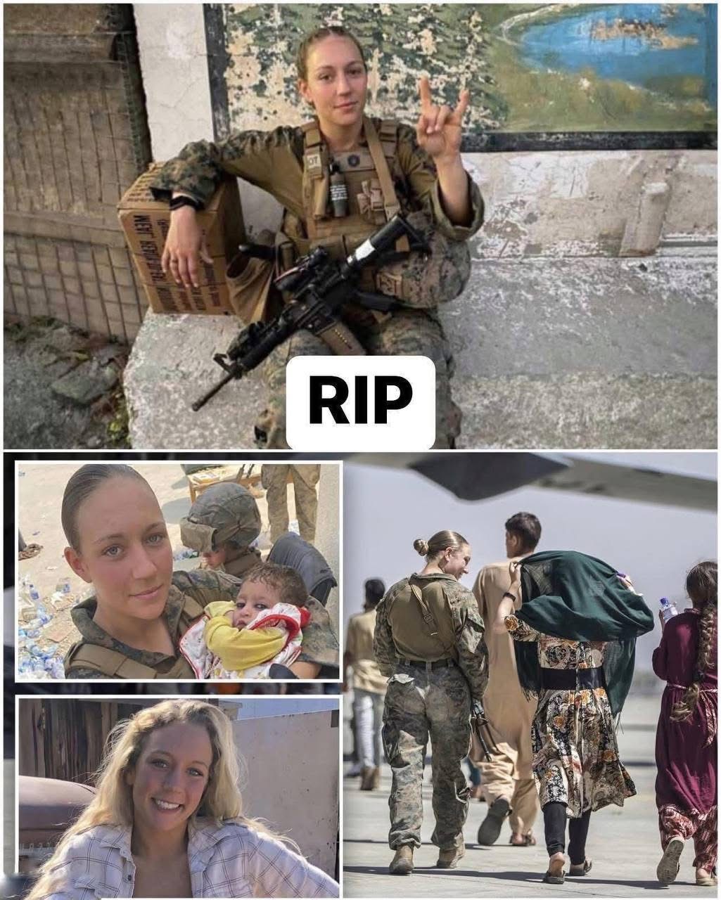 Nicole Gee, Marine killed in Kabul attack. - Gulf of Strories